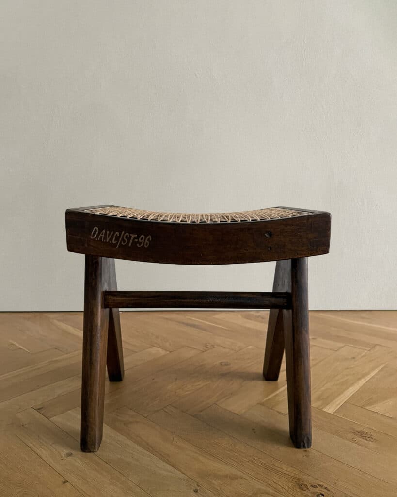 PIERRE JEANNERET, CANE STOOL, PJ-SI-34-A - RUBY ATELIER